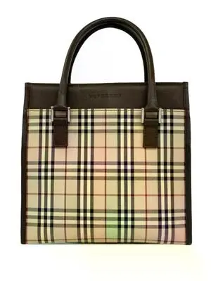 Burberry 2000-2017 House Check Canvas Handbag