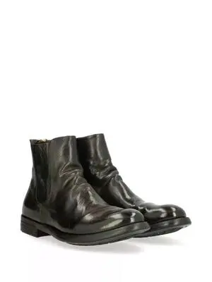 Officine Creative Hive 036 Buffalo Leather Chelsea Boots - Brown