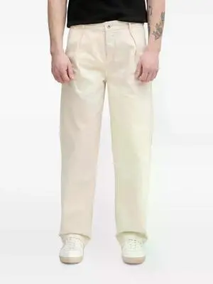 LINDBERGH Pleated Straight-leg Jeans - Neutrals