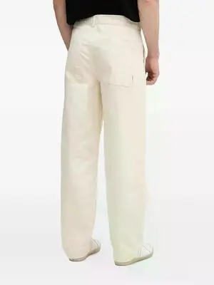 Lindbergh Pleated Straight-leg Jeans