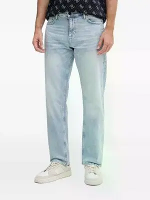 LINDBERGH Faded Straight-leg Jeans - Blue