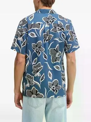 LINDBERGH Floral-print Short-sleeve Shirt