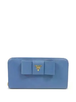 Prada Fiocco Bow Long Wallet