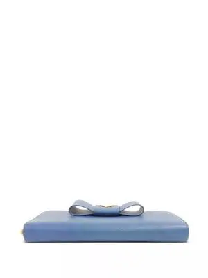 Prada Fiocco Bow Long Wallet