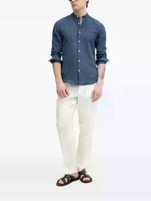 LINDBERGH Band-collar Long-sleeve Shirt