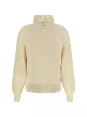Agnona Zip-neck Cropped Sweater