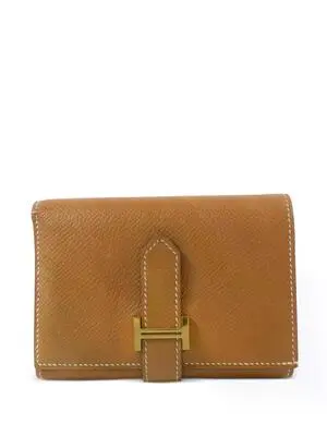 Hermès 2021 Bearn Epsom Tri-fold Wallet - Brown