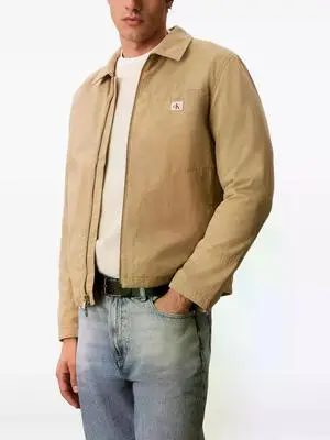 Calvin Klein Logo-patch Zip-up Jacket