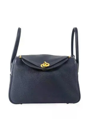 Hermès 2020 26 Lindy Two-way Shoulder Bag Blue