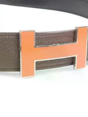Hermès 2014 Reversible H Belt - Brown