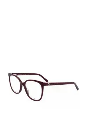 Marc Jacobs Logo-plaque Square-frame Glasses