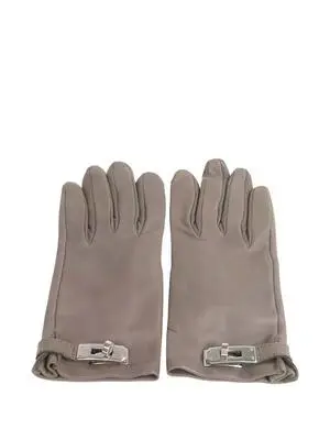 Hermès Kelly Turn-lock Gloves - Grey