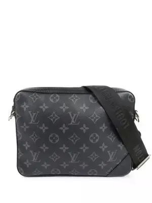 LOUIS VUITTON Trio Messenger Monogram Eclipse Clutch Bag