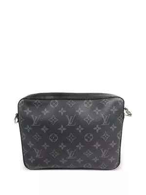 LOUIS VUITTON Trio Messenger Monogram Eclipse Clutch Bag