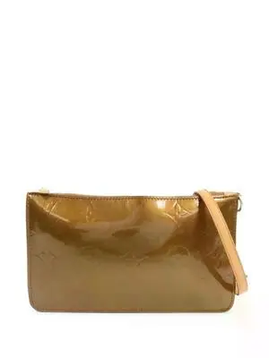 LOUIS VUITTON Monogram Vernis Lexington Pochette Clutch Bag - Brown