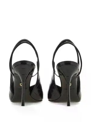 FERRAGAMO Stiletto Slingback - Black