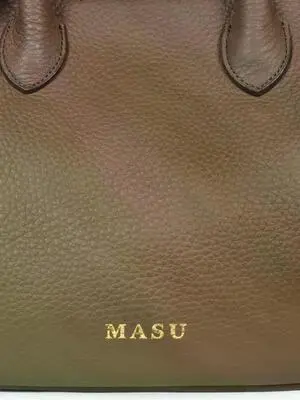 MASU Leather Shoulder Bag - Brown
