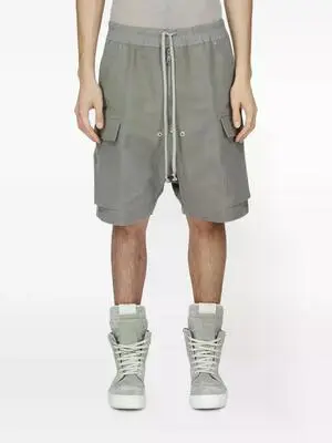 Rick Owens Cargobela Brushed-twill Shorts