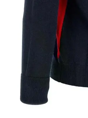 BALLANTYNE Intarsia-knit V-neck Sweater