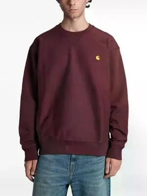 Carhartt Work In Progress Logo-embroidered Sweater - Red
