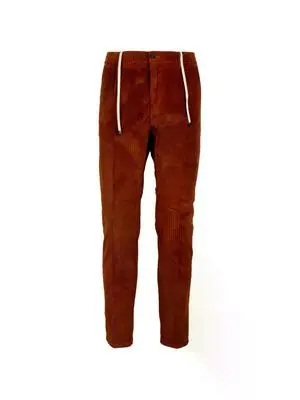 CRUNA Corduroy Drawstring Trousers - Brown