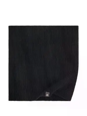 Boggi Milano Merino Wool Neck Warmer - Black