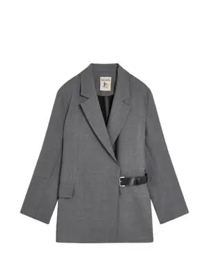 SEMICOUTURE Carmen Belted Jumpsuit Blazer