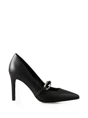 Calvin Klein Pointed-toe Buckled Pumps