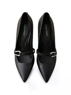Calvin Klein Pointed-toe Buckled Pumps