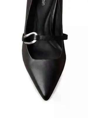 Calvin Klein Pointed-toe Buckled Pumps