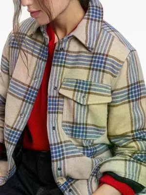 Woolrich Alaskan Check-pattern Shirt Jacket