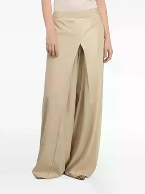 SEMICOUTURE Gala Pleated Palazzo Pants