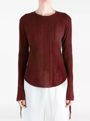 Ann Demeulemeester Ribbed T-shirts For Women