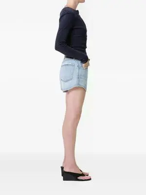 Citizens Of Humanity Abita Mid-rise Denim Shorts