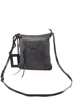Balenciaga Motocross Crossbody Bag - Grey
