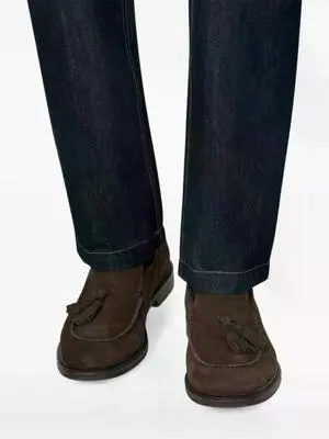 Boggi Milano Loafers In Suede Leather