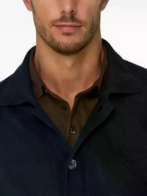 Boggi Milano Cardigan In Extrafine Merino-wool