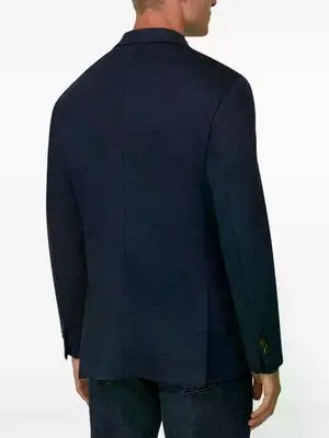 Boggi Milano Brooklyn Double-breasted Blazer In Wool Blend B Jersey