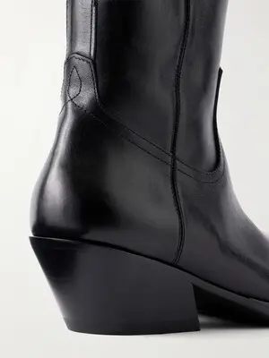 ANN DEMEULEMEESTER Imme Leather Ankle Boots