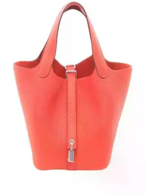 Hermès 2026 Clemence Picotin Lock 18 Handbag - Red