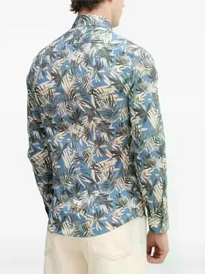 LINDBERGH Palm-print Long-sleeve Shirt