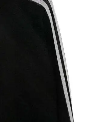 Y3 Fringed-detail Side-stripe Sweatshirt