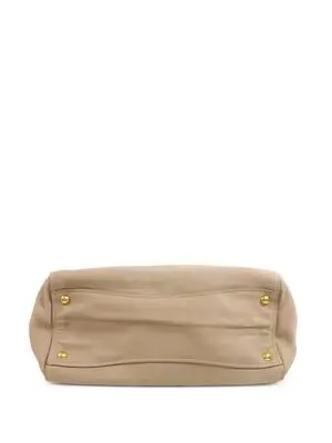 Miu Miu Logo-detail Leather Tote Bag