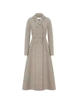Moschino Double-breasted Coat - Grey