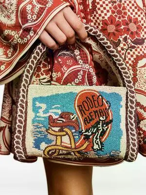 ALEMAIS Ace Beaded Tote Bag