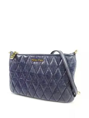 Miu Miu Quilted Leather Shoulder Bag