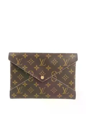 LOUIS VUITTON Kirigami Monogram Clutch Bag - Brown