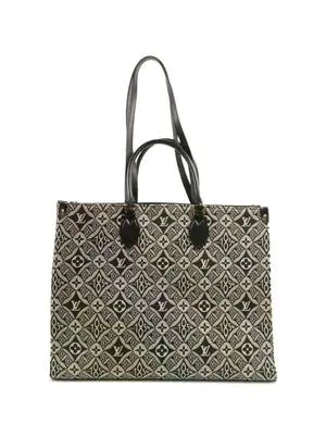 LOUIS VUITTON Gm Onthego Monogram Jacquard Tote Bag - Black