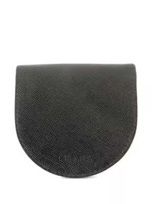 Prada Saffiano Leather Coin Purse - Black