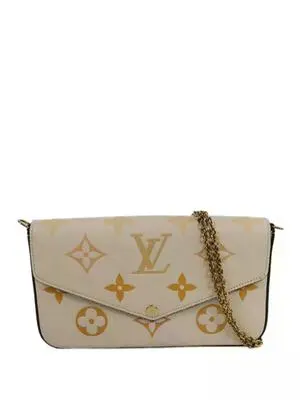 LOUIS VUITTON Monogram Empreinte Felicie Clutch Bag - Neutrals
